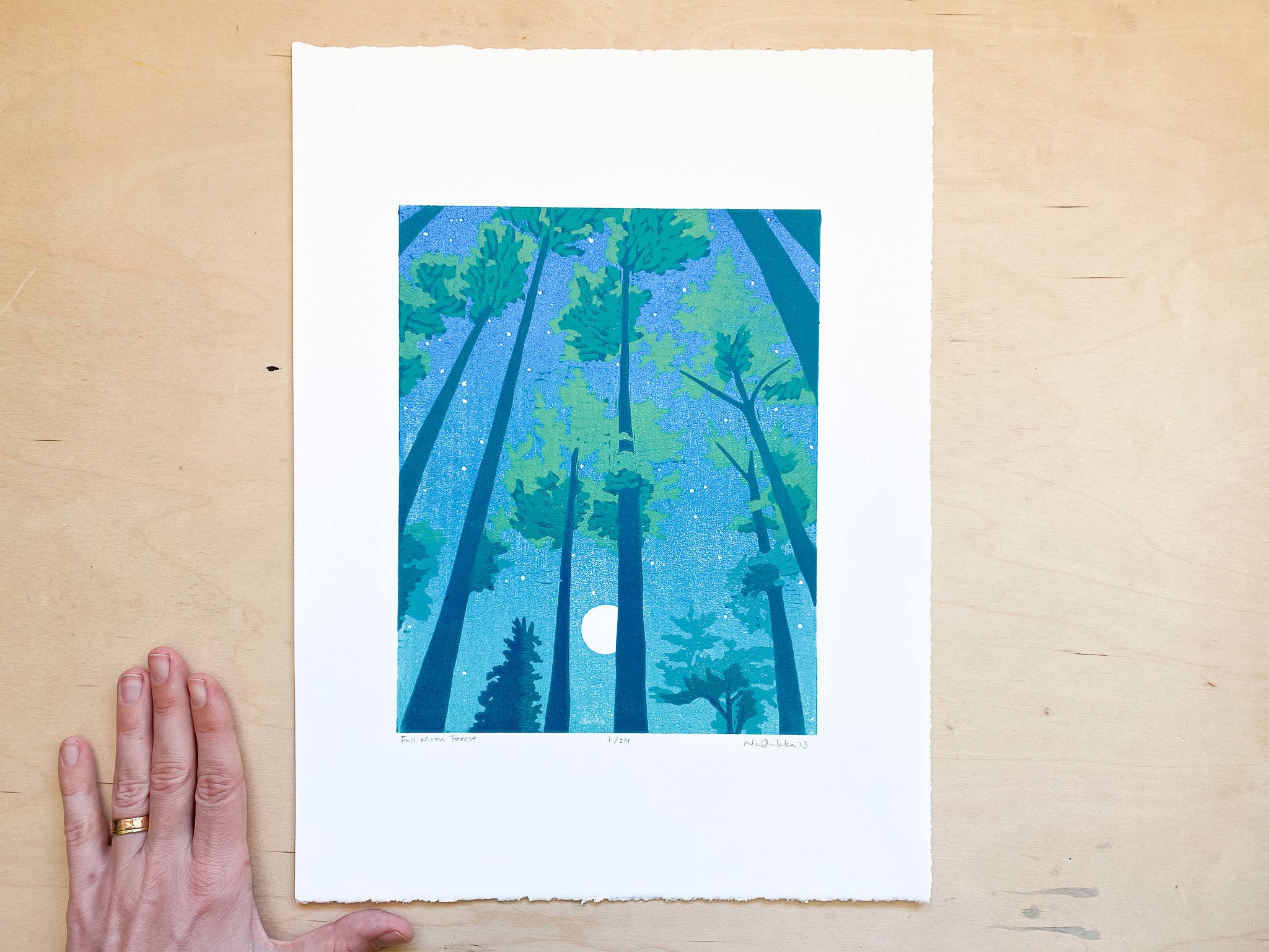 Original Woodcut Prints – Nan Onkka Prints