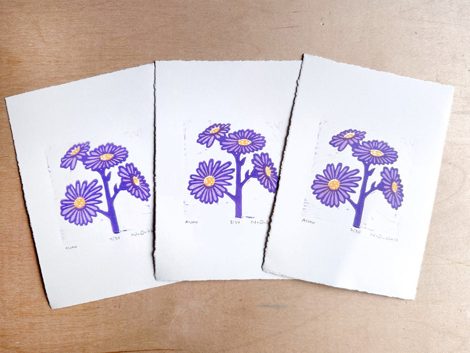 Original Woodcut Prints by Nan Onkka Prints